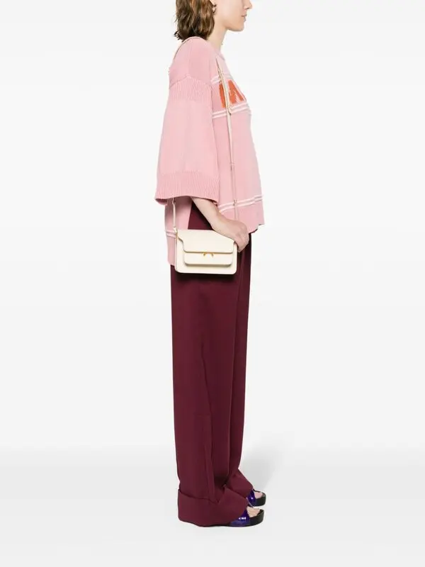 Marni Trunk Leather Crossbody Bag