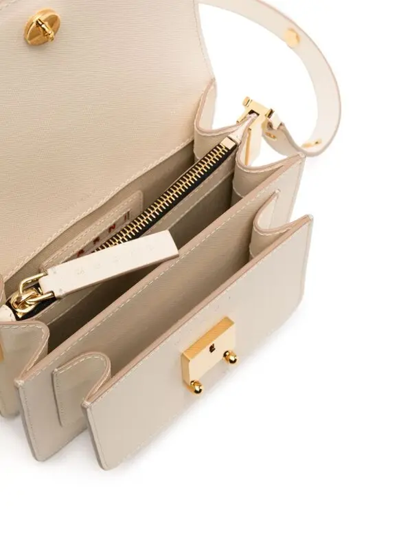Marni Trunk Leather Crossbody Bag