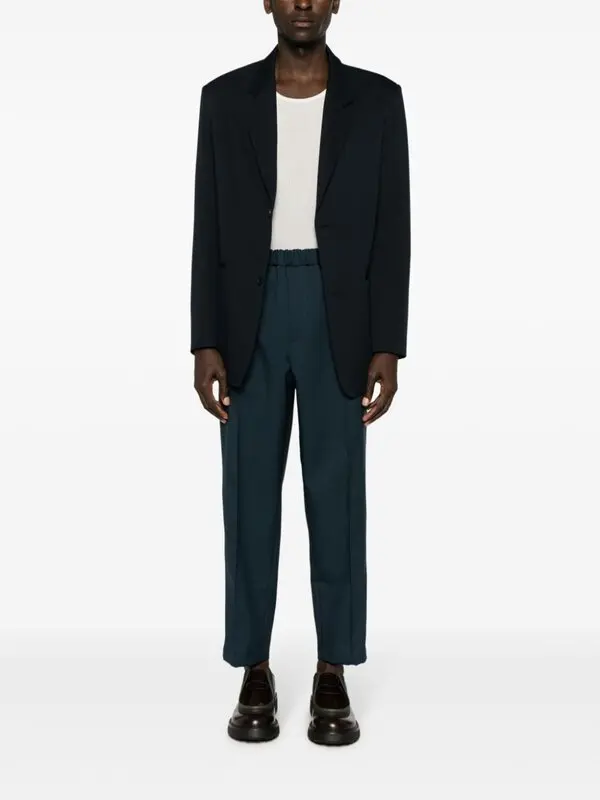 JIL SANDER Elasticated-waist Tapered Trousers