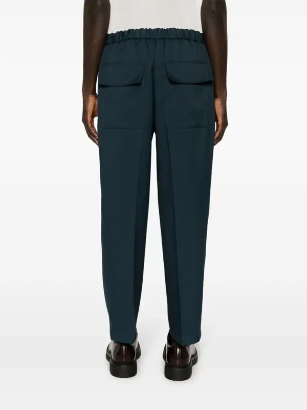 JIL SANDER Elasticated-waist Tapered Trousers