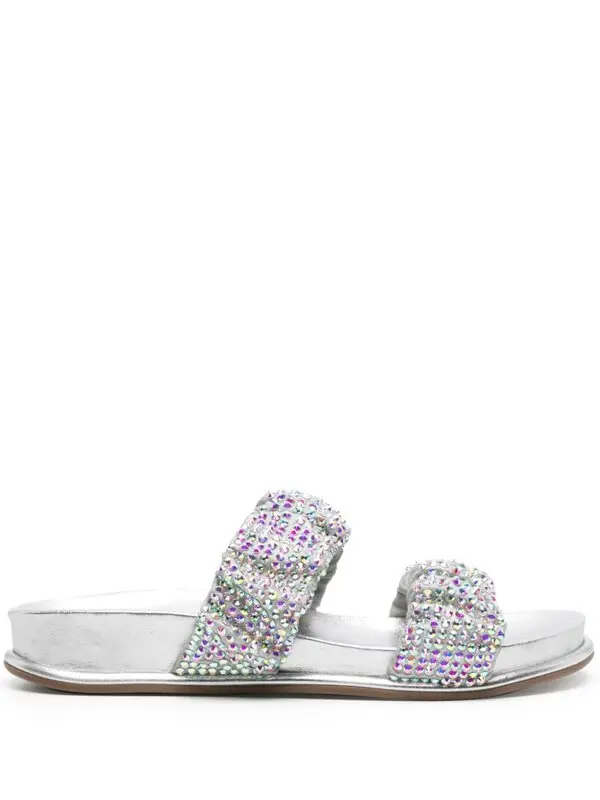 LE SILLA Pool Side Sandals - Silver