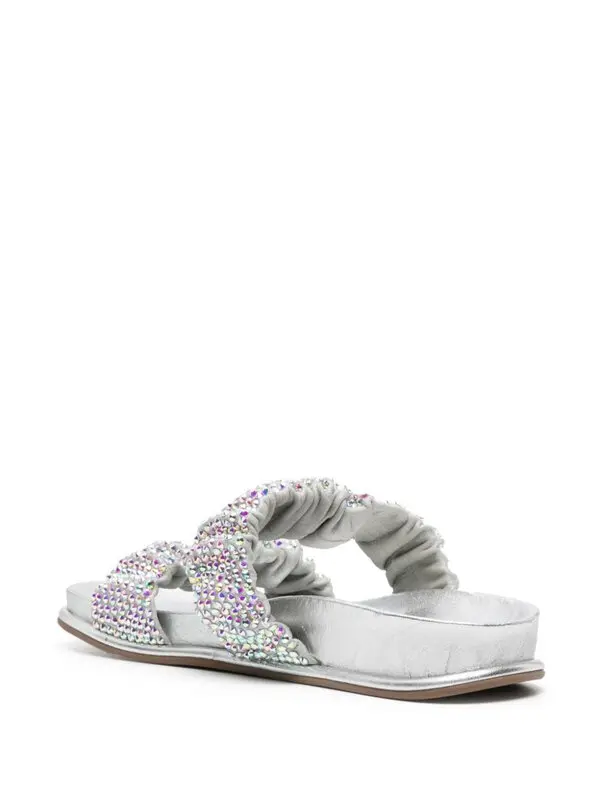 LE SILLA Pool Side Sandals - Silver