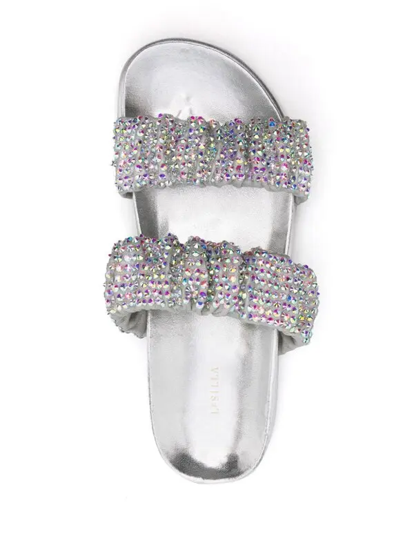 LE SILLA Pool Side Sandals - Silver