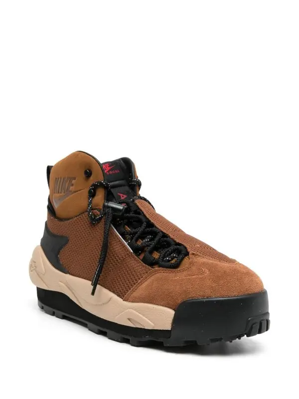 Nike X Sacai Magmascape Panelled Sneakers - Brown