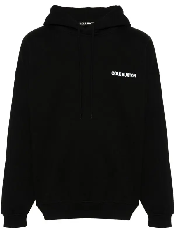 COLE BUXTON Logo-print Cotton Hoodie