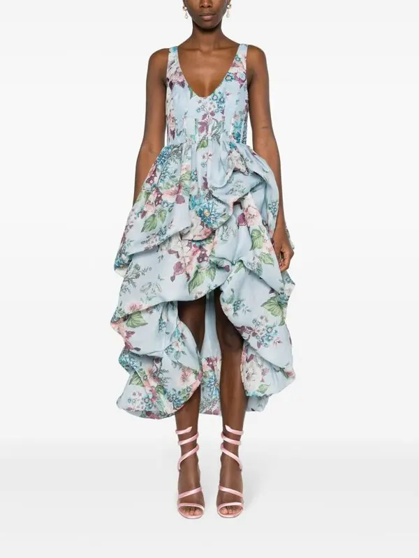 Zimmermann Floral-print Midi Dress