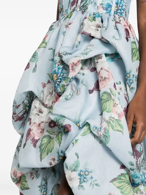 Zimmermann Floral-print Midi Dress