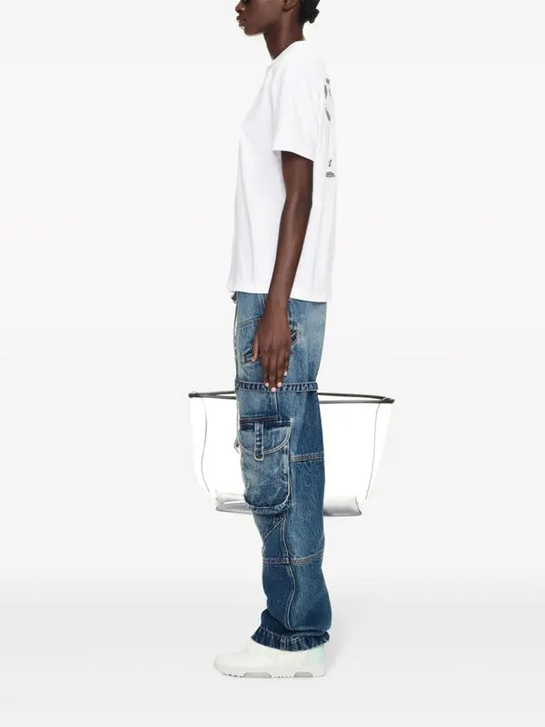 Off-White Arrow-embroidered Cotton T-shirt