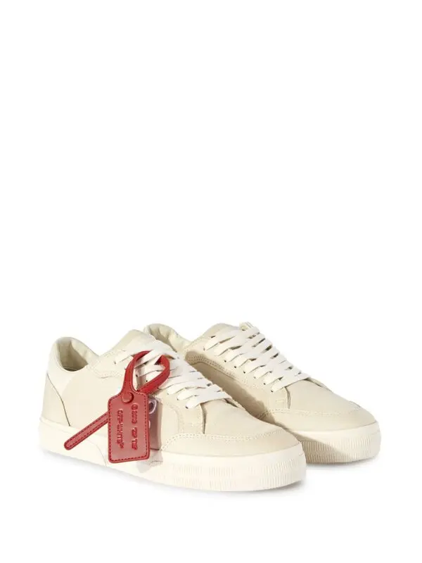 Off-White Vulcanized Canvas Sneakers