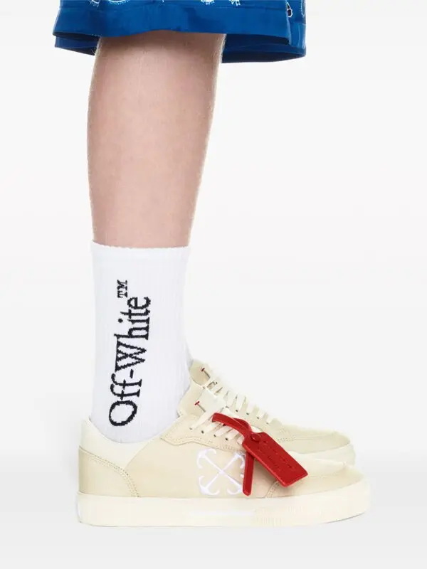 Off-White Vulcanized Canvas Sneakers