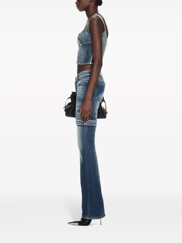 Off-White Bustier Denim Top
