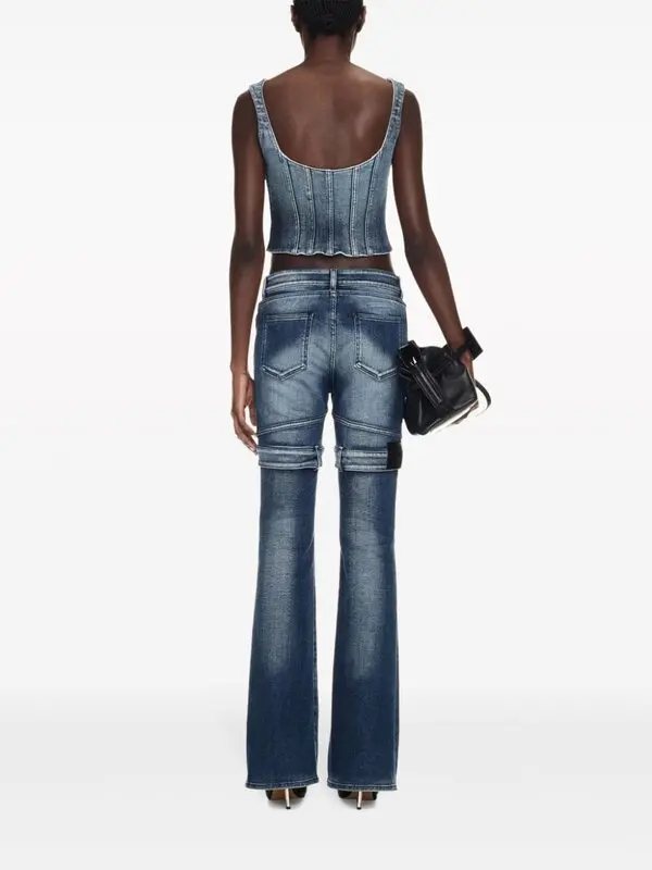 Off-White Bustier Denim Top
