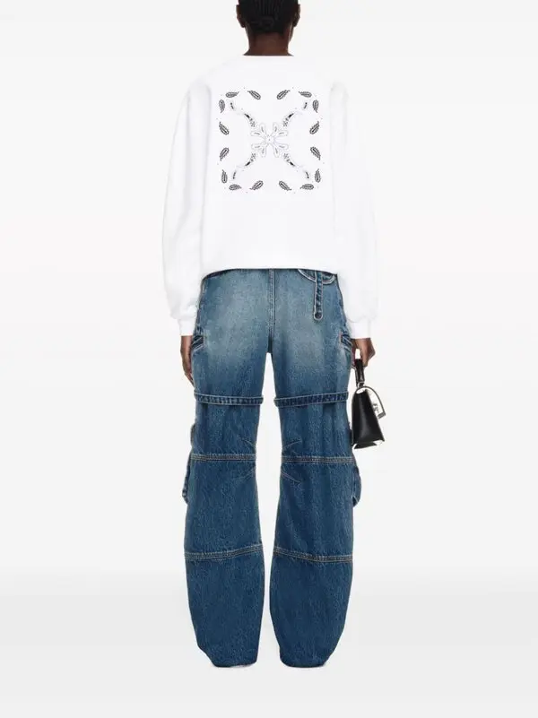 Off-White Bandana Embroidered Sweatshirt