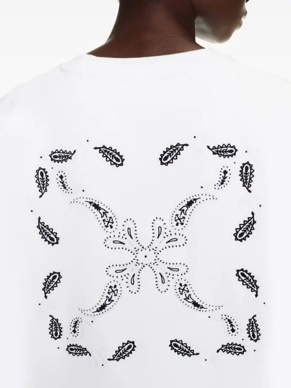 Off-White Bandana Embroidered Sweatshirt
