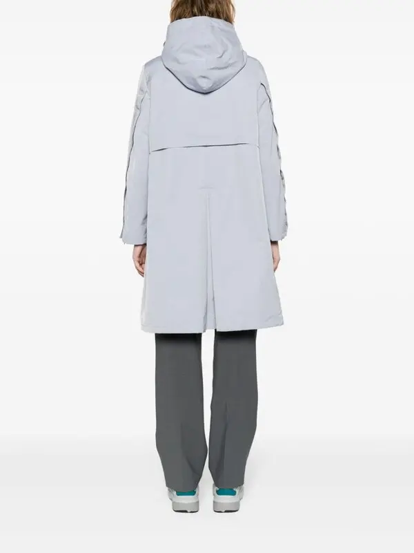 Giorgio Armani Logo Tape Detail Hooded Parka