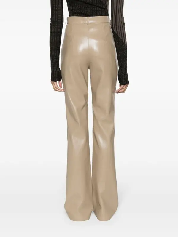 Nanushka Leena High-waisted Trousers - Neutrals