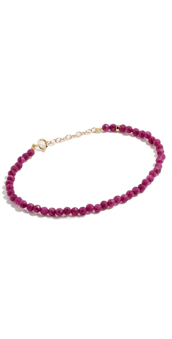 Jia Jia July Birthstone Bracelet - July - Ruby