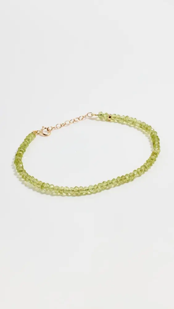 Jia Jia 14k August Birthstone Bracelet - August - Peridot