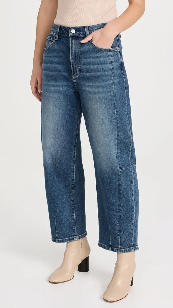 PISTOLA Eli Cropped Barrel Leg Jeans