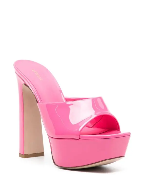 LE SILLA Resort 140mm Patent-leather Sandals