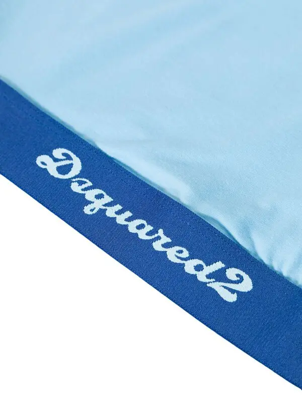 Dsquared2 Logo-waistband Cropped Top