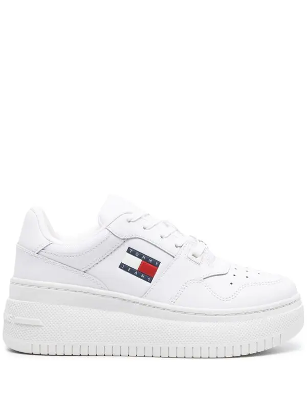 Tommy Hilfiger Retro Basket Leather Sneakers