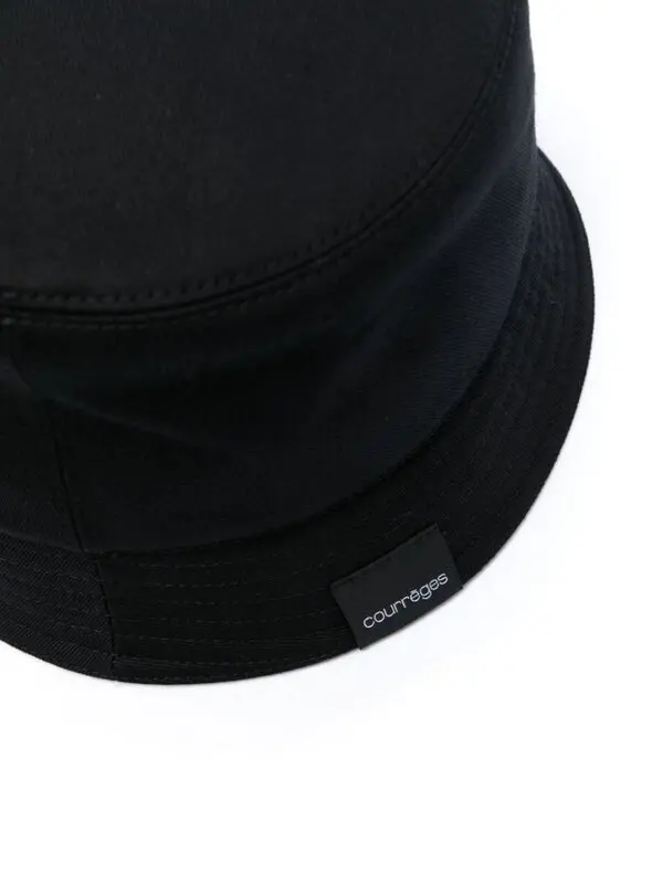 COURREGES Logo Appliqué Bucket Hat