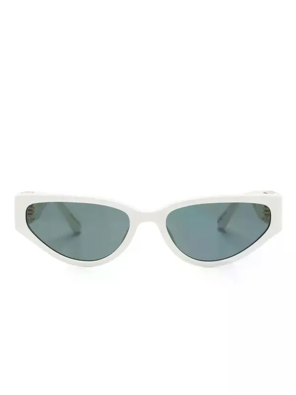 Linda Farrow Tomie Cat-eye Sunglasses - White