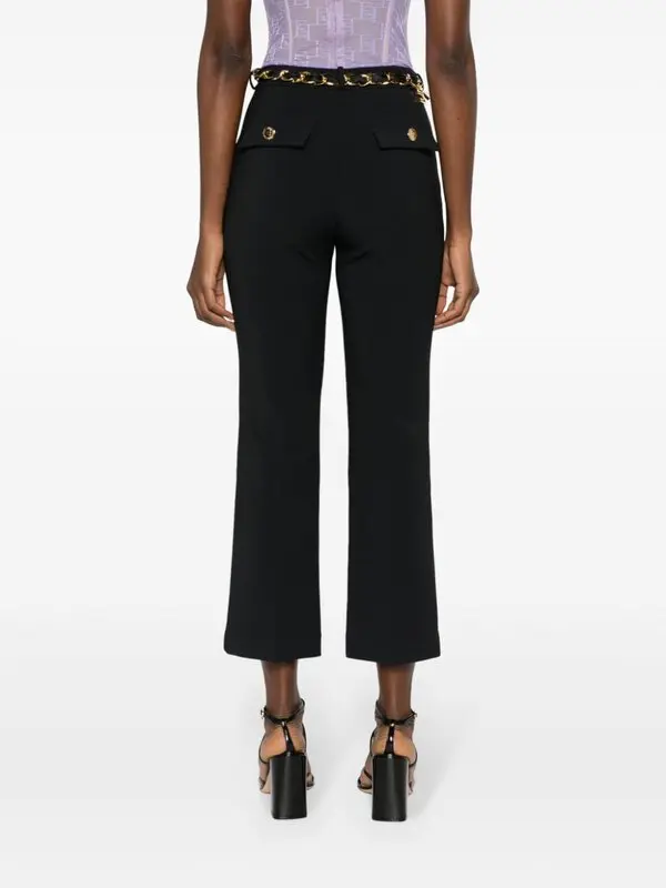 Elisabetta Franchi Belted Cropped Trousers