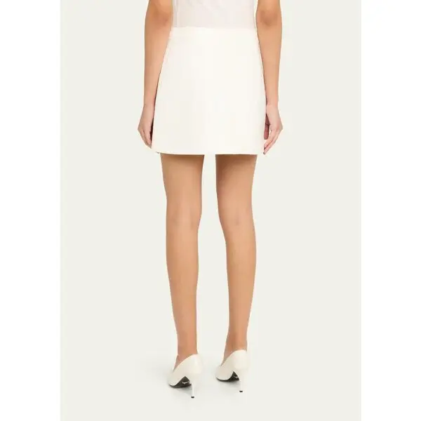 COURREGES Reedition Vinyl Mini Skirt - Black