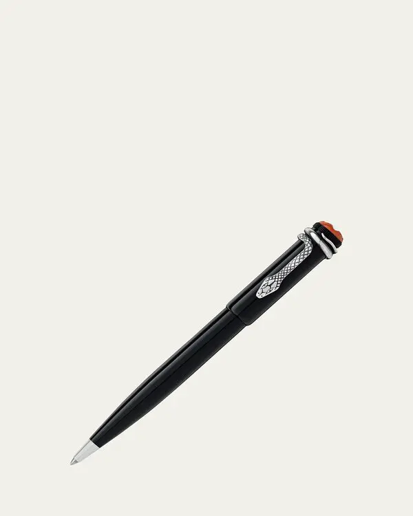 Montblanc Heritage Rouge Et Noir Collection Ball-point Pen - Black