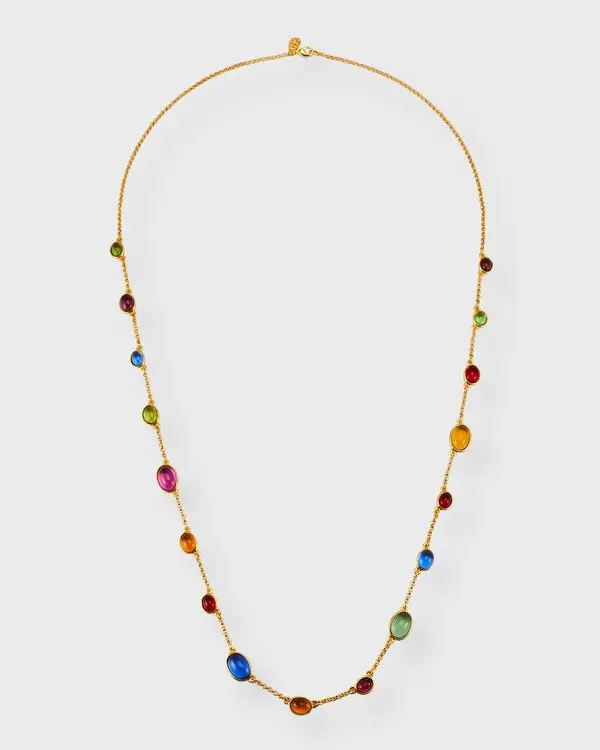 BEN-AMUN 24k Yellow Multi-stone Necklace - Gold