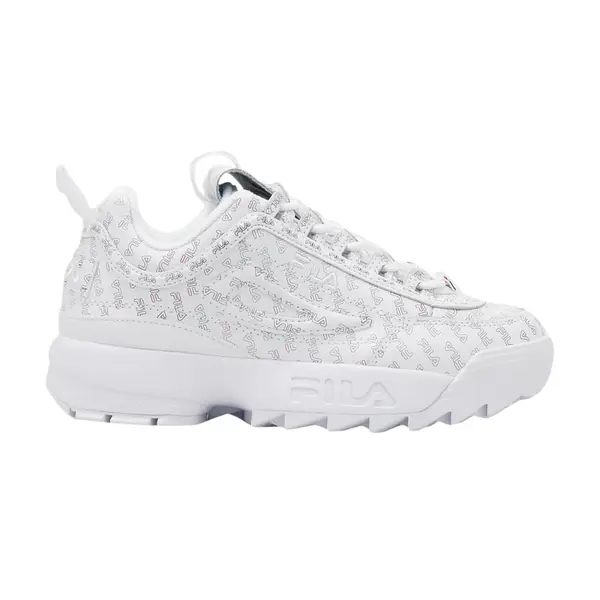 FILA Disruptor 2 Logo Print Sneakers - White