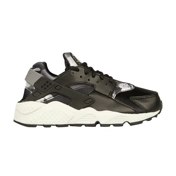 Nike Air Huarache Run Print Sneakers - Black