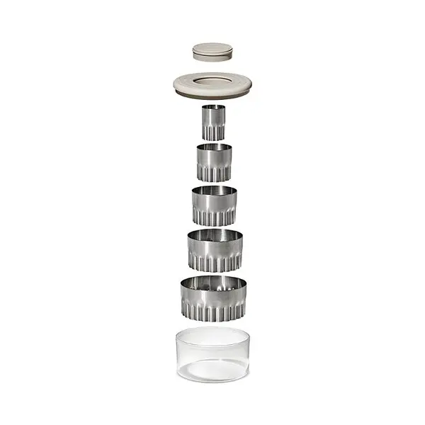 OXO Good Grips Dual-sided Cookie And Biscuit Cutters, Set Of 5 - Silver
