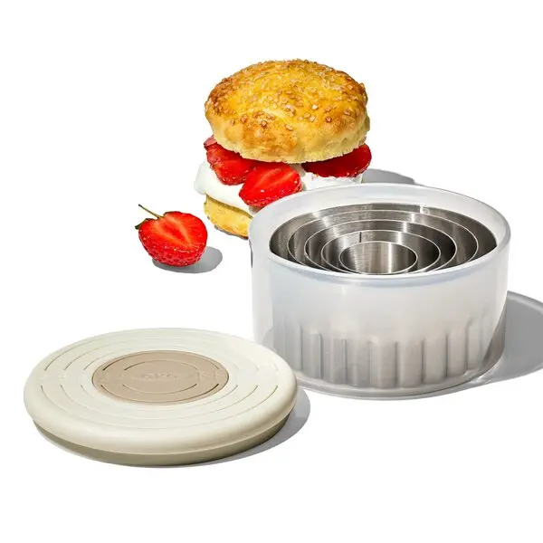 OXO Good Grips Dual-sided Cookie And Biscuit Cutters, Set Of 5