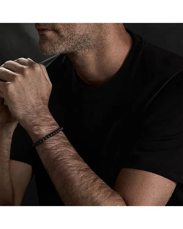 David Yurman Spiritual Beads Bracelet - Black/silver