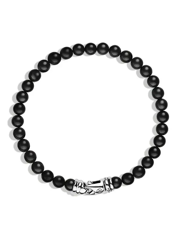 David Yurman Spiritual Beads Bracelet - Black/silver