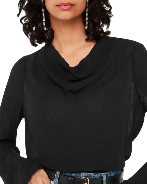Whistles Pia Cowl Neck Top