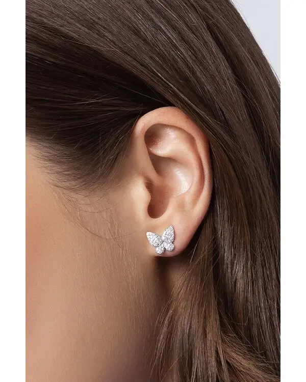 Phillips House Symphony Diamond Butterfly Stud Earrings