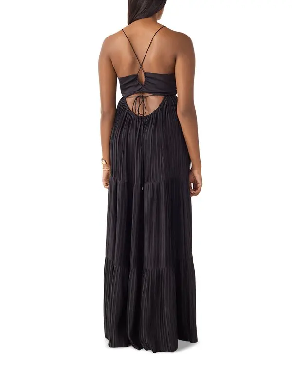 Ba&sh Wasta Tiered Maxi Dress - Black