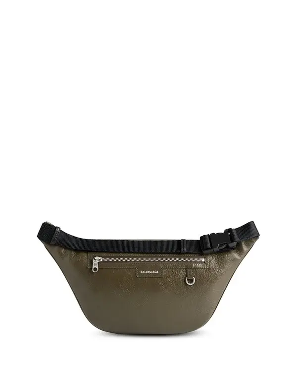 Balenciaga Superbusy Beltpack - Khaki/Silver | Editorialist