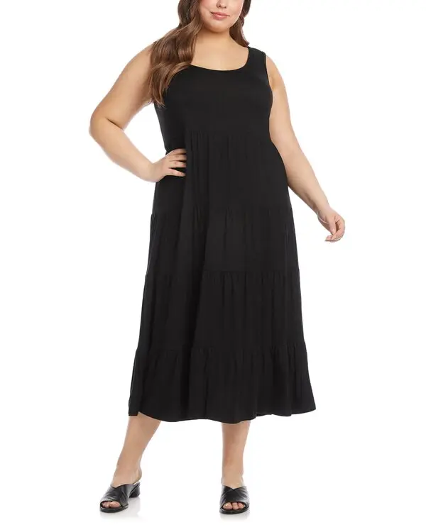 Karen Kane Tiered Midi Dress