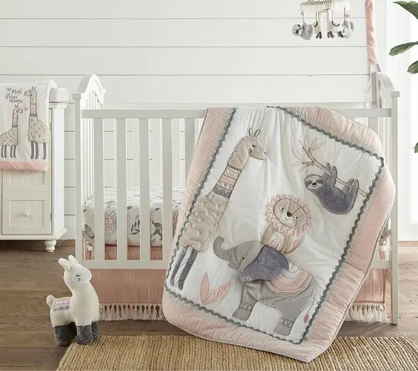 LEVTEX BABY Imani 4-piece Crib Bedding Set - One-color