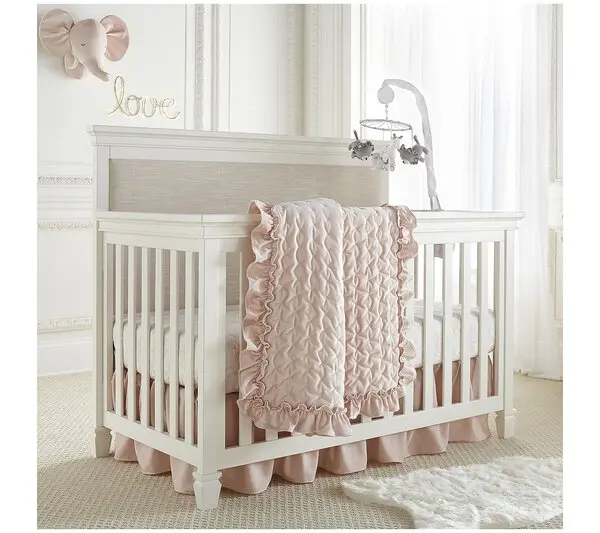 LEVTEX BABY Heritage Blush 4-piece Crib Bedding Set - One-color