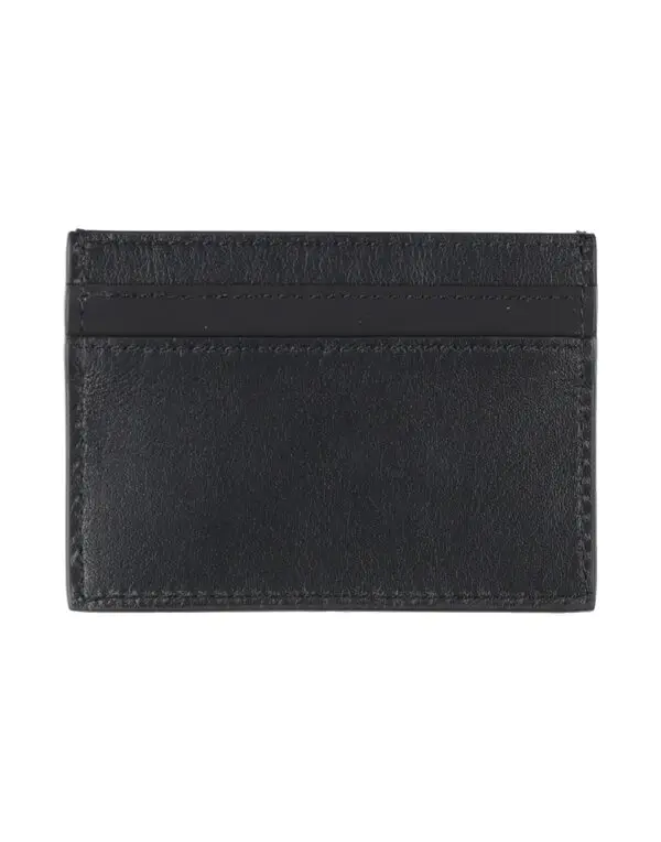 Moschino Cardholder Leather, Textile Fibers