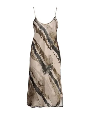Masnada Multicolor Slip Midi Dress