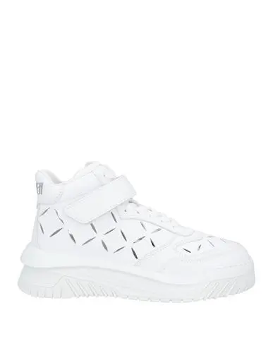 Versace Odissea Calfskin Sneakers - White