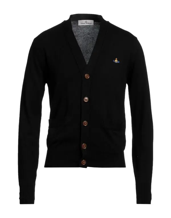 VIVIENNE WESTWOOD Cotton Cardigan With Logo Detail
