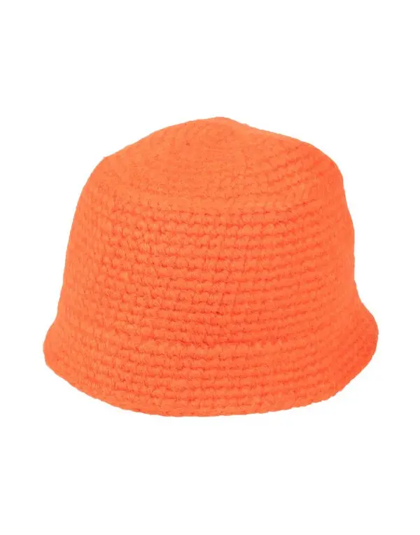 JW Anderson Alpaca Wool Blend Bucket Hat - Orange